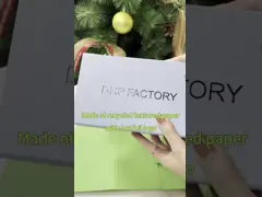 Recyclable Texture Paper Gift Box Foldable Packaging Without Magnet