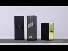 Cina Scatole di vino magnetiche personalizzabili Scatola di vino nera con nastro aperto in vendita