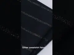 China 320gsm Yarn Dyed Organic French Terry Fabric - 230cm Width Striped Knit for Hoodies and Leisure Wear for sale