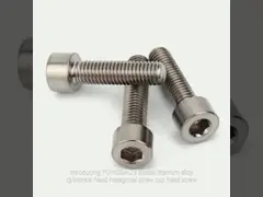 China Steel Cylindrical Socket Head Cap Screw M2 M3 Titanium Alloy Bolts for sale