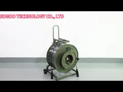 China Portable Cable Reel with Single-mode G657A1 5.0mm 8cores Armored TPU jacket IDC Connector Fiber optic cable for sale