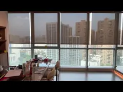 100% Polyester White Roller Blinds Blockout Customized Size Roller Blind