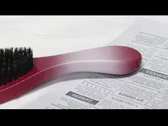 Abeis 360 Curved Wave Brush Gradients Color Long Handle Hair Brush Engrave Logo