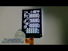 Black Segment COG LCD VA Display White Characters 2.4 Inch LCD Screen For Rangefinder
