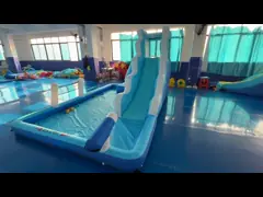 Clown Inflatable Slide With Elephant Theme For Children Fun Park