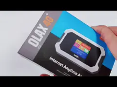 Olax 4G WIFI6 LTE Mobile Mini Wifi avec écran LCD et ports d'antenne