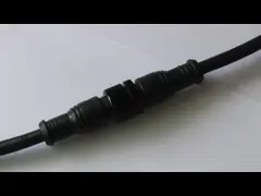 China ip68 Customized m16 extension male female docking plug pvc copper core wire waterproof connector for sale