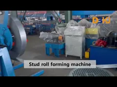 Metal CU channel roll forming machine
