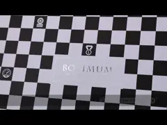 black and white suitcase box