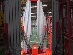 Piccole piattaforme di sollevamento in alluminio per interni e esterni