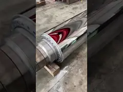 Alloy Steel Calender Roll with HRC58~62 Surface Hardness and 250°C Maximum Temperature for Non-woven Fabric Production