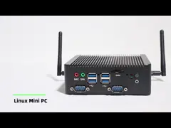 Intel Celeron J4105 Fanless Industrial PC With Dual LAN Dual COM Linux And DDR4