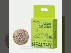 China Dust-Free Mixed Cat Litter with High Absorption - Tofu & Bentonite Formula for Multi-Cat Households for sale