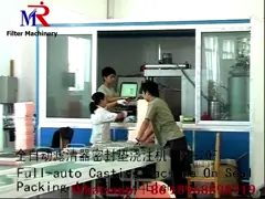 China 3 Tanks Filter Caps PU Polyurethane Injection Machine 1:5 Mixing Rate for sale