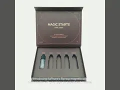 Custom Logo Flip Top Magnetic Box Beauty Makeup Paper Boxes Cosmetics Packaging Gift Box