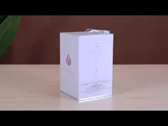 China New Design Perfume Package Orange Top And Based Box With PU Handle Custom Logo for sale