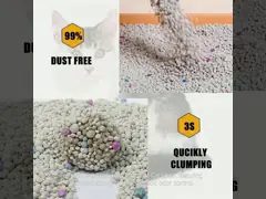 China Pet Product Supply Low Tracking Clumping Kitty Litter Affordable Bentonite Cat Litter Sands Dust-Free Odor Control Pet Supply for sale