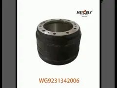 China Heavy Duty Truck Rear Brake Drum for SINOTRUK HOWO A7 WG9231342006 AZ9231342006 for sale