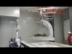 Cina Linea di verniciatura liquida con lubrificante di vetro manuale / automatica per la forgiatura su substrato metallico in vendita