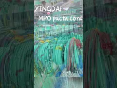 China Fiber Optic MPO MTP Cable 8 Fiber OM4 LSZH Jacket for Network Connections Data Center for sale