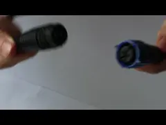 중국 2 3 핀 A16 자기 잠금 방수 케이블 커넥터 남성 여성 300V 10A 원형 전기 조립 장치 커넥터 판매용