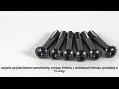 Cina Viti a testa svasata M6 Grado 12.9 Viti annerite Filettatura completa / parziale in vendita