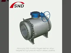 Forged Steel Ball Valves Are Used In High Pressure Medium Delivery Pipelines