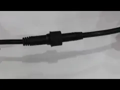China LED Power Supply Waterproof Connection Cable 4 Pin M15 Waterproof Male And Female Plug Connection Cable for sale