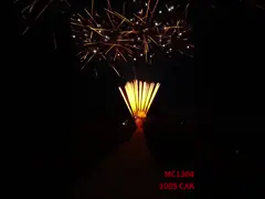 Chinese Customized New Year Firework Cake 100 Shots Pyrotechnics Consumer Cake Fireworks