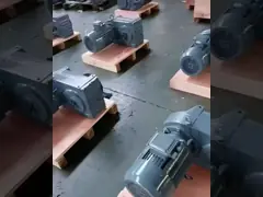 Motoriduttore Serie F con motore da 5,5 kW e ghisa ad alta resistenza HT200 per macchinari industriali