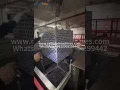 how baskets are loaded from swing tank to cleaning tank