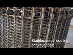 Stainless Steel Wire Mesh Conveyor Belt Used For Food Cooling