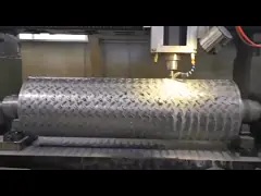 China Precision Tolerance CNC Engraved Embossing Roller for Multi-Industry Applications with Laser Etching for sale