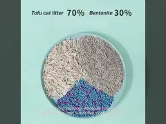 China Tofu Cat Litter Bulk Product Bentonite Clay Mixed Cat Litter Deodorizing Low Dust Retaining Fragrance Pet Supply for sale