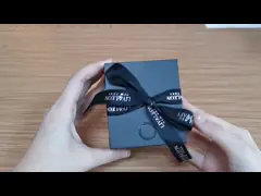 China Custom Pink Small Jewelry Box With Bow Ring Packaging Boxes Exquisite for sale