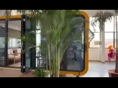 China Prefabricated Apple Cabin House Kiosk Tea Room Rest Room Customized Size Layout for sale