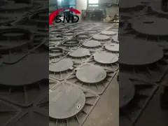 China Morocco 	Ductile Iron C250 Manhole Cover And Frame 850mmx850mm for sale