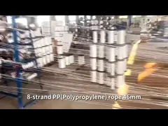 8 Strands 46mm Polypropylene Mooring Ropes