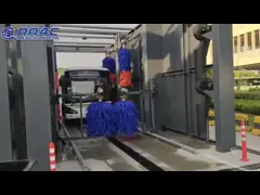 China AA4C Automatic Drive Through 6 Brushes Power Consumption 0.5 Kwh/bus Bus Truck Washer Rollover Washing Machine AA-DR4 for sale