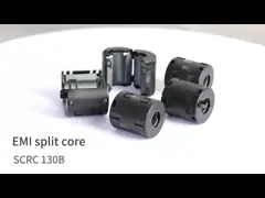 HuZhou careful Rohs ISO9001 Black outer shell SCRC 80 NiZn cable  Ferrite Core