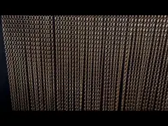 Aluminum Colorful Double Hook Chain Link Mesh Curtain