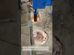 Gas fired Aluminum scrap melting furnace with vortex system