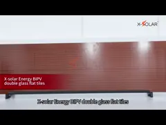 Orange Double Glass Flat Solar Tile Modules 120W Solar Panels Max Fuse Current 25A