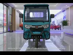 China 800W Semi Enclosed Electric Tricycle Electric Delivery Tricycle 45km/H 30Km/H for sale