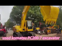 中国 20000 KG 地球移動機械 使用済み コマツー PC200 エピエ証明書を持つ掘削機 販売のため