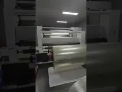 Materiale di etichetta trasparente 50um trasparente BOPP PP colla acrilica trasparente PET liner WG4514