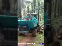 Cina Trattore Mini Farm Tractor With Grapple dell'olio di palma di 22HP Indonesia in vendita