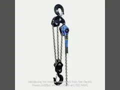 1 Ton Manual Chain Hoist Pull Lift 750 Kg For Tighten The Cables