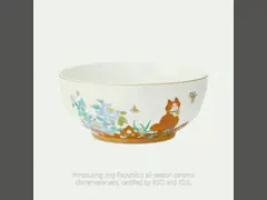 Salad Plate Included All-Season Ceramic Dinnerware Sets for Bulk Purchase