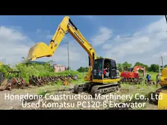 Used Komatsu PC120 excavator